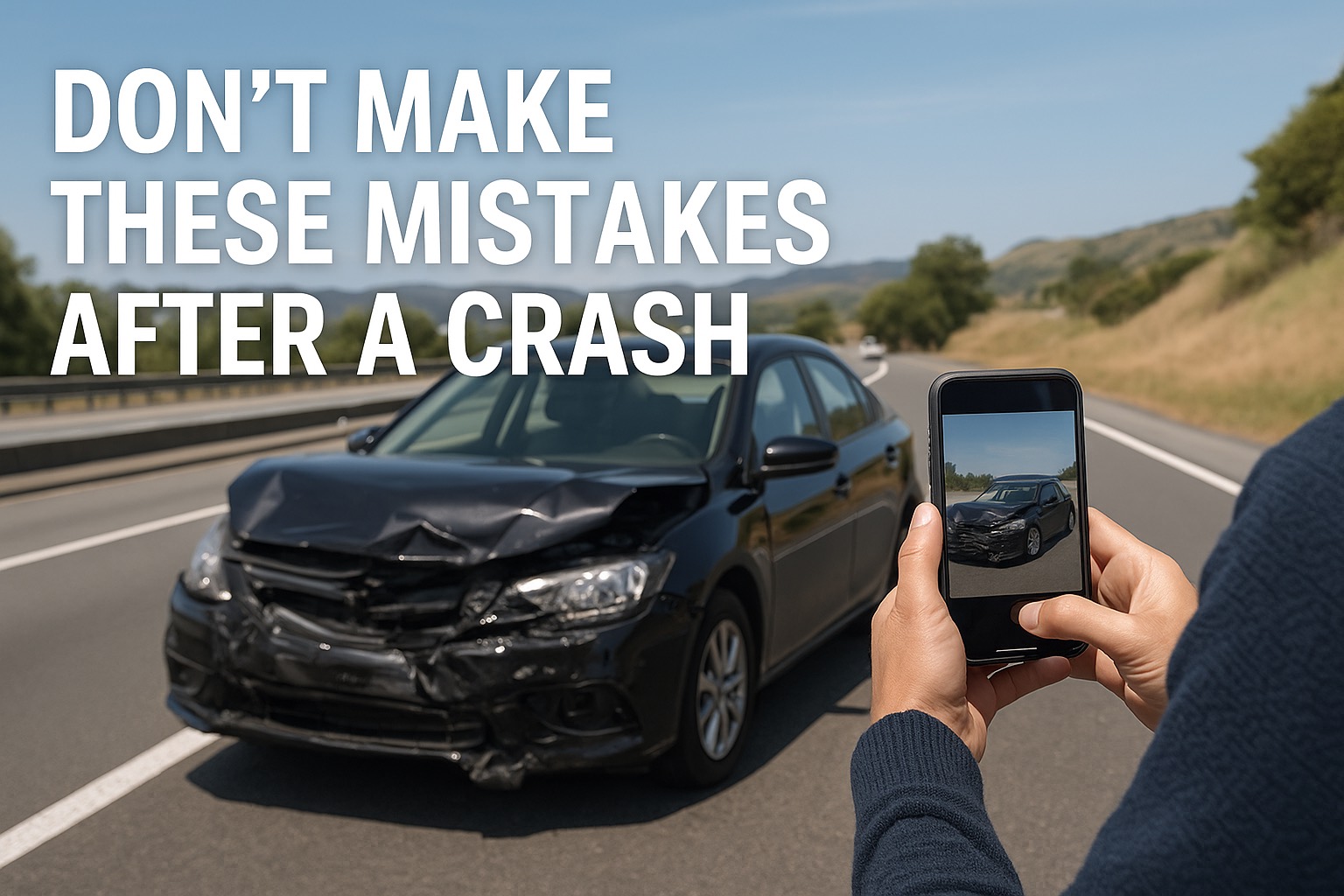 Top 10 Mistakes People Make After a Car Accident in California | WIN ...