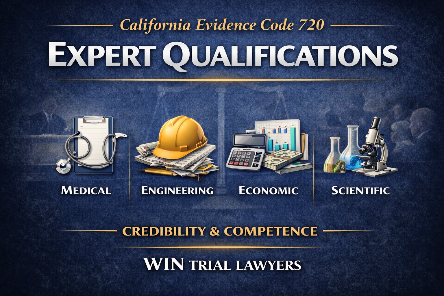 California Evidence Code 720 – Expert Qualifications | WIN Injury ...