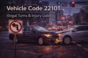 Vehicle Code § 22101 – Illegal Turns in California | WIN Injury ...