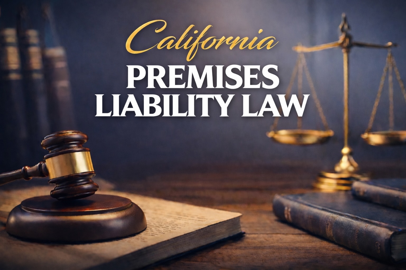 California Premises Liability: The Complete Guide (2026) | WIN Injury ...